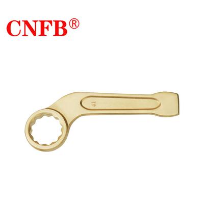 天津桥防CNFB安全防爆工具梅花扳手防爆弯柄敲击梅花扳手 T8164