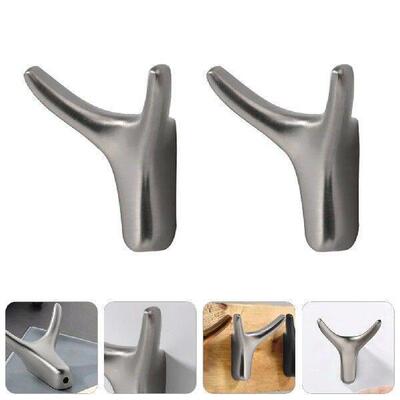 2 Pcs Coat Hangers Bull Head Clothes Hook Bedroom Household