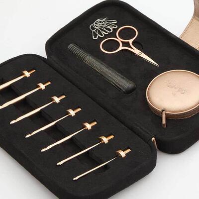 knitpro OASIS 可拆手柄钩针套装 进口钩编工具毛线钩织DIY编织