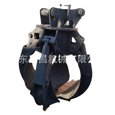 液压梅花抓钢机挖掘机液压抓头4瓣废钢抓斗抓钢钳夹木器厂家