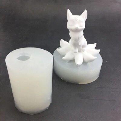 Nine Tailed Foxes Silicone Molds DIY Table Ornament Mould