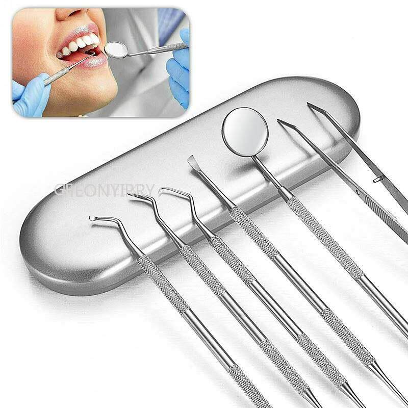 Dental Mirror Sickle Tartar Scaler Teeth Pick Spatula Dental