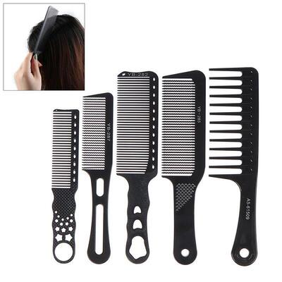 Professional Hair Cutting Comb Carbon Comb Salon Barber Styl