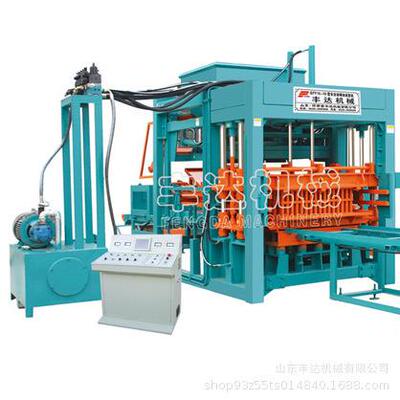 6月大促QT8-15全自动液压砖机路面brickmachine混凝土高效节能