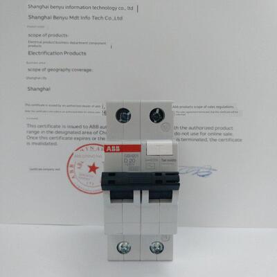 ABB漏电保护器空气开关断路器D型1P+N20A漏电保护GSH201-D20