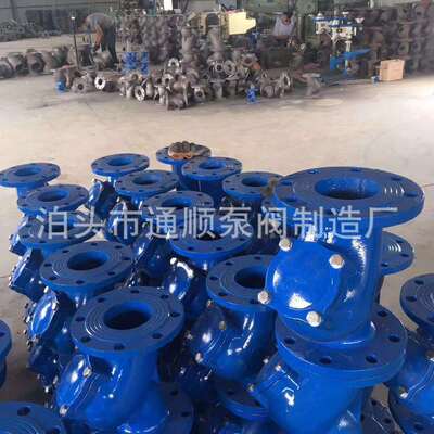 GL1H法兰过滤器 不锈钢滤4网污水管道除器GL41H铸铁Y 型过污滤器D