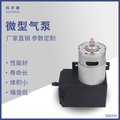 KYK50EPM厂家小型气泵静音隔膜泵单缸充气活塞泵车胎打气泵