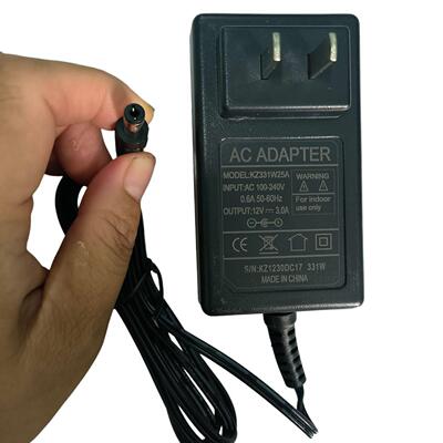 KAIZHENG原装KZLY12V03A直插电源12V3.0A监控液晶电视适配器通用