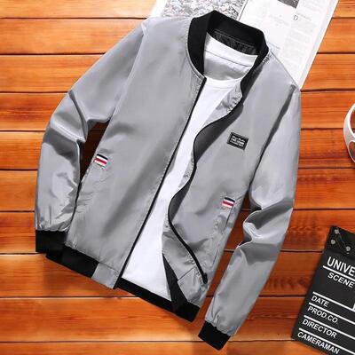 H 97661 Trendy Short Jacket Men's Casual Outerwear 潮流士