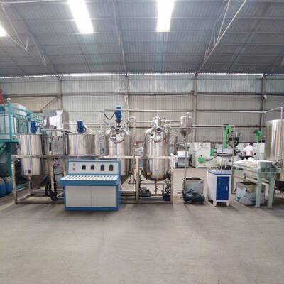 全自动食用厂油精锈炼设备油脱色除臭不钢花生豆茶籽油RWV精大炼
