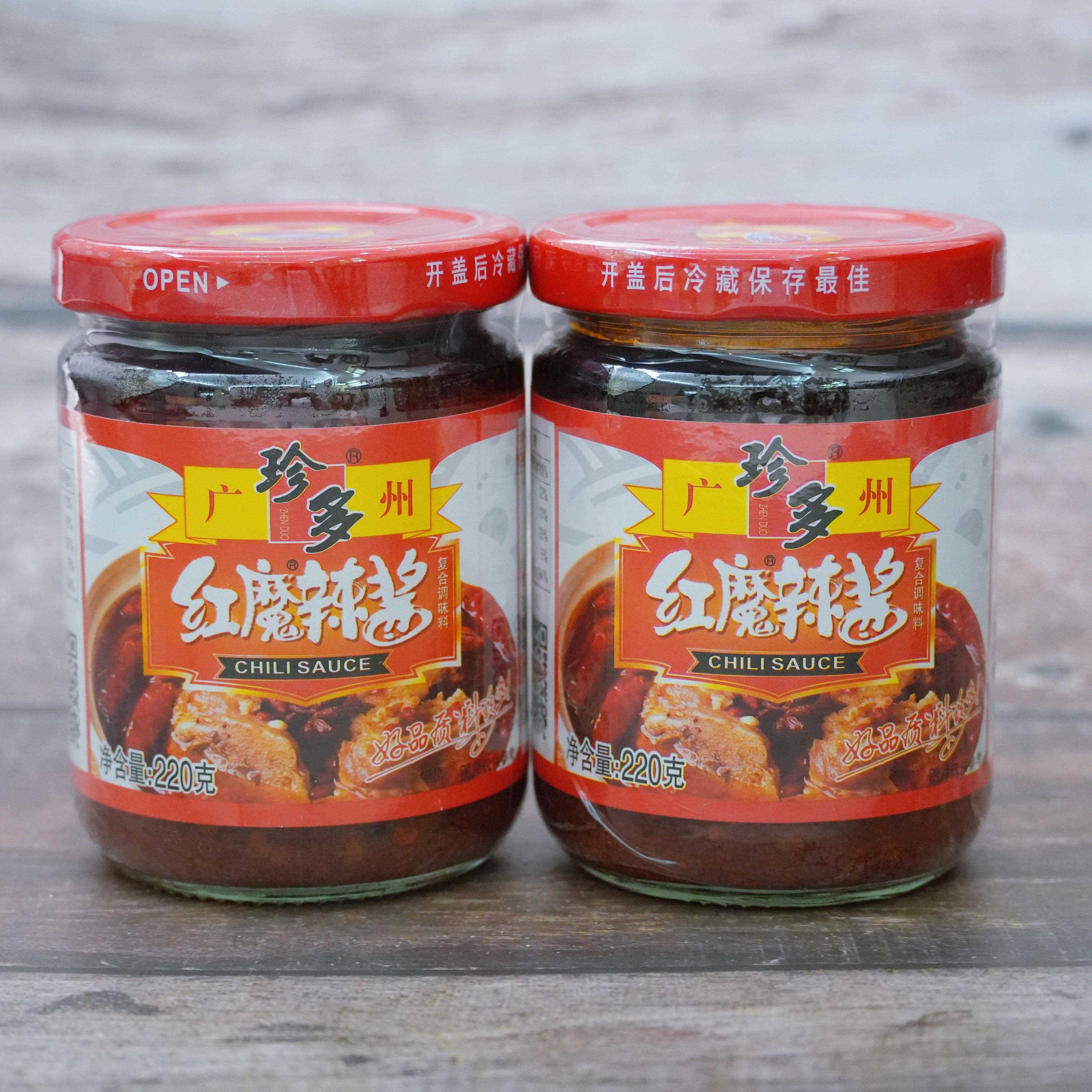 珍多魔辣椒酱红魔辣酱火锅烧烤调味调料拌餐爆炒