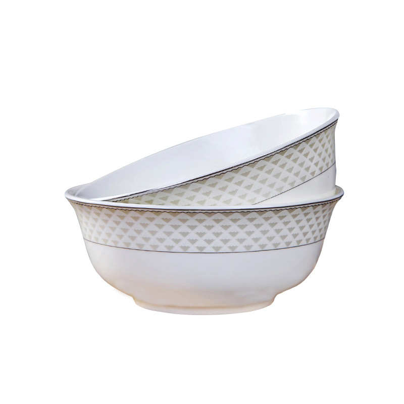 中式陶瓷餐具陶瓷器碗盘套装套装礼品景德镇骨瓷碗碟盘子碗筷家用