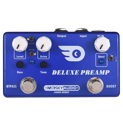 手工效果器 乐器吉他效果器 DELUXE PREAMP 过载 推子 厂家