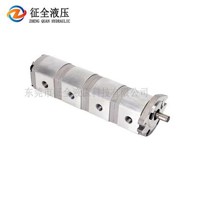 征全HGP-1111A新鸿型四联齿轮油泵高压齿轮油泵增压液压齿轮油泵