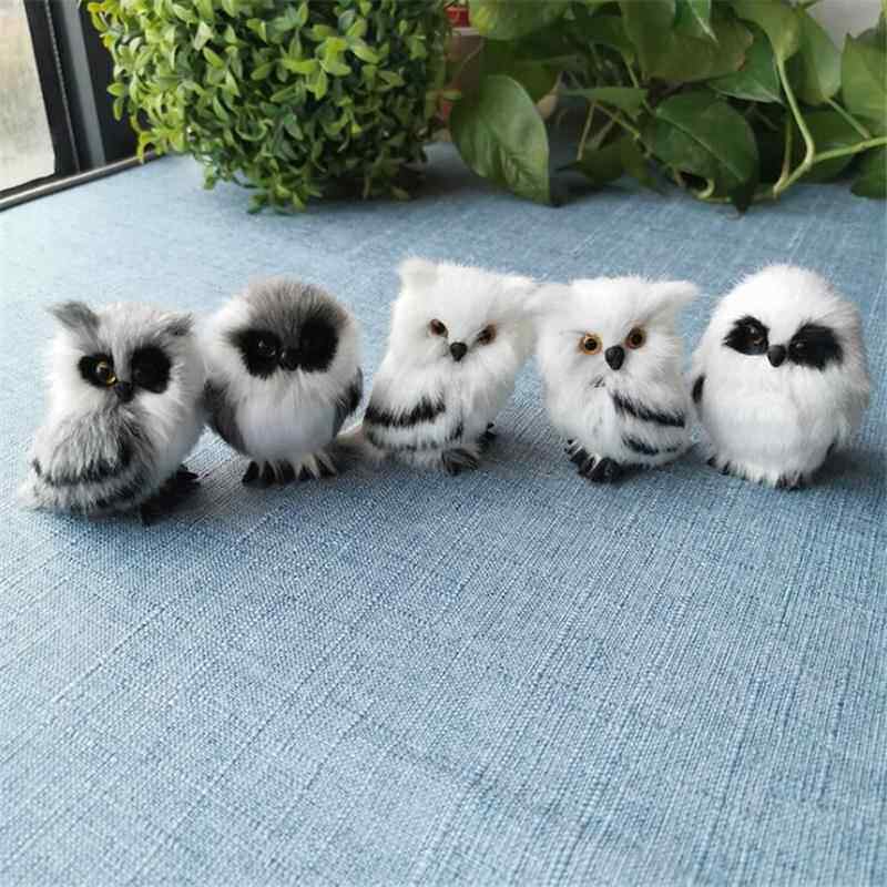 Owl Exquisite Ornament Cute Lovely Furry Christmas Bird Orna