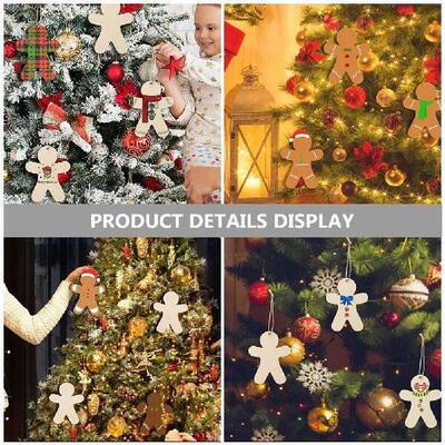 Gingerbread Man Wood Cutouts Unfinished Wooden Shapes Cut