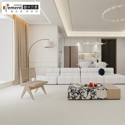 金丝防灰色水磨石瓷砖600xHM605600客厅滑仿绒古砖商场店餐馆服装