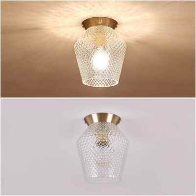 美式水晶玻璃工代业风酒厅店吸顶灯现简约灯21360客厅客房餐吧台