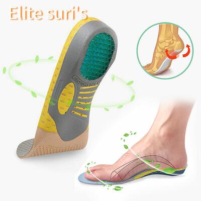 PVC Orthopedic Insoles Orthotics flat foot Health Sole Pad f