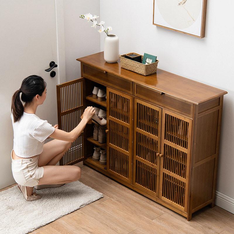 Shoe cabinet with a light luxury and high-end feel, integrat