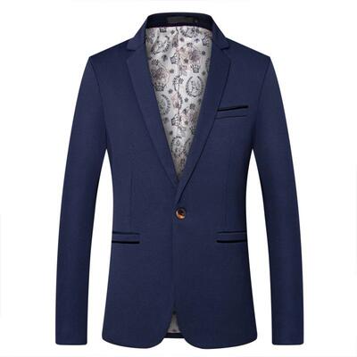 Men's suit, youth jacket, mini suit, single row one button