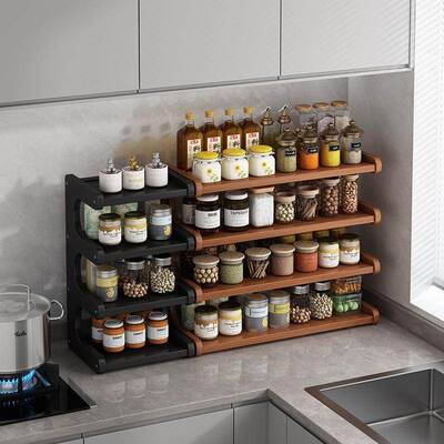 Kitchen countertop seasoning organizer, multifunctional spic