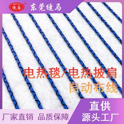 缝马大范围绕炭纤维发热丝发热片电热毯暖宝宝绕线自动化绣花机