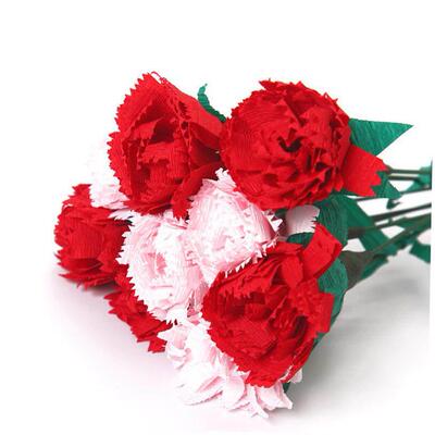 Origami Crinkled Crepe Paper DIY Gifts Flower Wrapping Fold