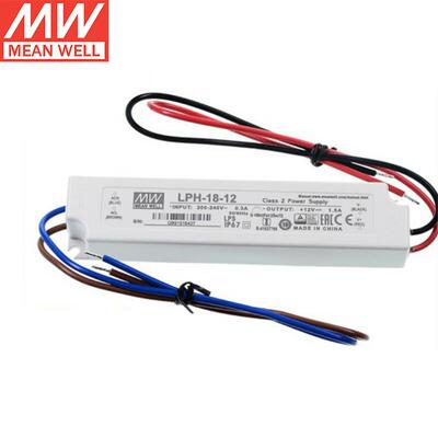 明纬（MEANWELL）LPH-18-12灯带广告照明 LED电源 12V1.5A