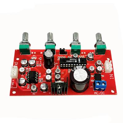 HIFI发烧级LM1036音调板单电源供电音频效果器带NE5532前级放大