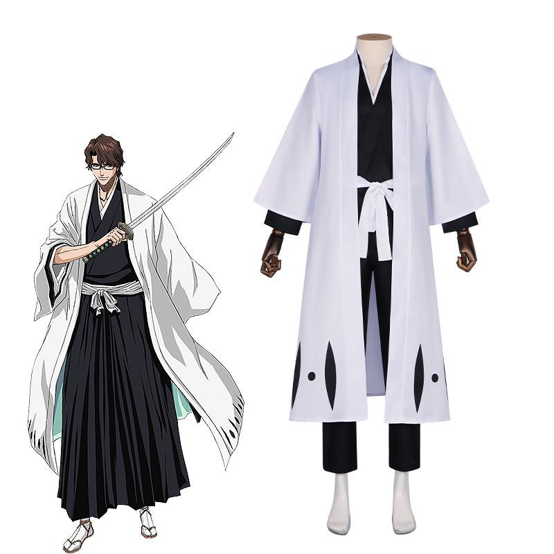 死神黑崎一护cos服死神一番队长服羽织剑道服cosplay万圣节表演服