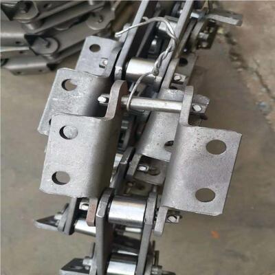 E型提N链升机用板式条矿用304不锈钢板式链条 NE15链板式671输送