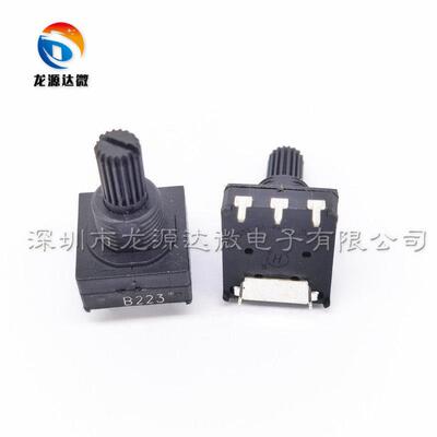 碳膜 PC1601-V-B223-M10-P18 B22K 电位器 黑色 全新原装