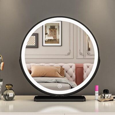 Internet celebrity makeup mirror desktop with LED light