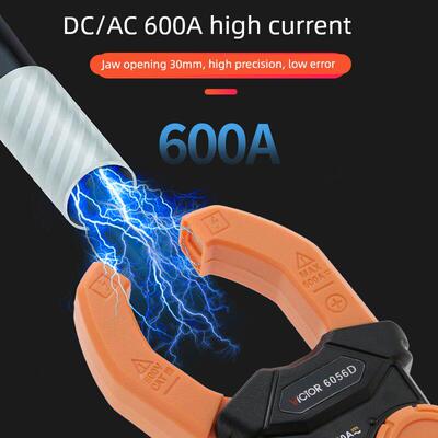 VC6056A数字钳形表VC6056B高精度交直流钳型电流表VC6056C+615B