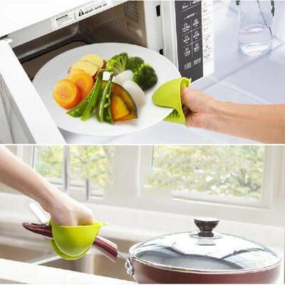 Thicken Oven Mitts Silicone Heat Resistant Pinch Mitts,