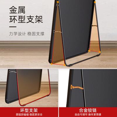 metal frame rack full-body mirror wall mirrow Bedroom mirror