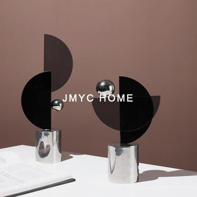 奢高级感轻船帆艺术摆件饰家居客厅电视CWU柜样板房玄关桌书房面