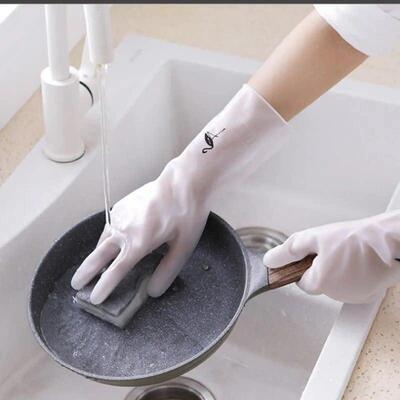 Waterproof Housework Cleaning Gloves Kitchen Cleaning Latex