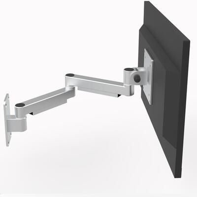 工业液晶电脑显示器支架铝合金折叠悬挂旋转壁挂式vesa挂墙支架臂