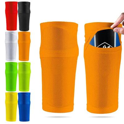 1Pair Nylon Instep Socks Soccer Shin Guard Football Crashpro