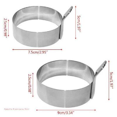 Stainless Steel Fried Egg Ring, Pancake Mould, Egg Mold,