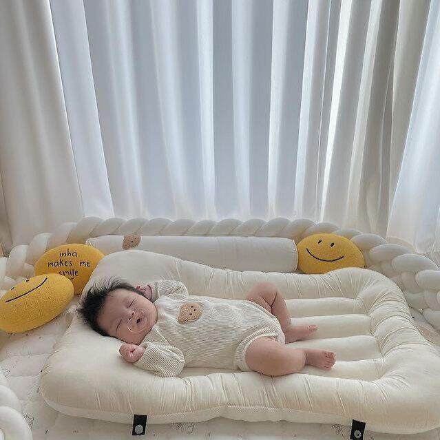 ins手提床中床婴儿床新生儿彷生睡床新生儿可折叠bb防压可携式床