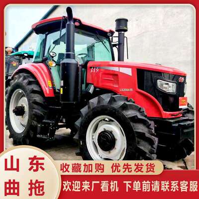 大桥四轮耕地拖拉机东方红LX2004-M水旱两用大桥四驱旋耕机犁