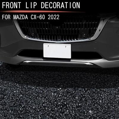 适用于2饰2款自达cx-60前唇条MA马ZDA前包围加条装亮专3用配件