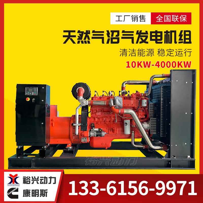 康明斯燃气发电机组 养殖场100KW千瓦沼气发电机组天然气发电机组