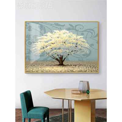 网红新高厅级感款餐装饰画现代轻奢饭厅壁画欧简餐桌客高北档挂约