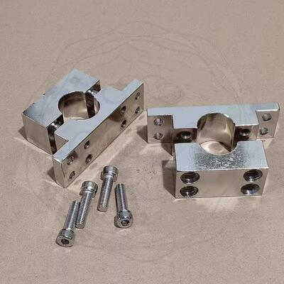钢制分离T型导向轴支座支撑固定加厚GDF02SHPTMN孔径30-50