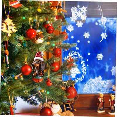 Christmas Tree Hanging Ornaments Dachshund Dog Shaped Pendan