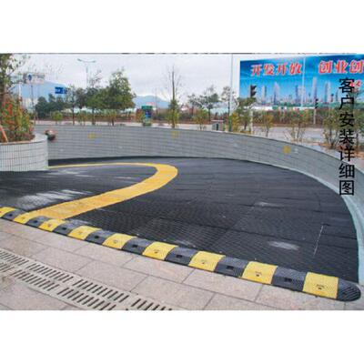 优质橡胶减噪地下减库专用减噪块TLR橡胶防滑板坡车道板噪垫